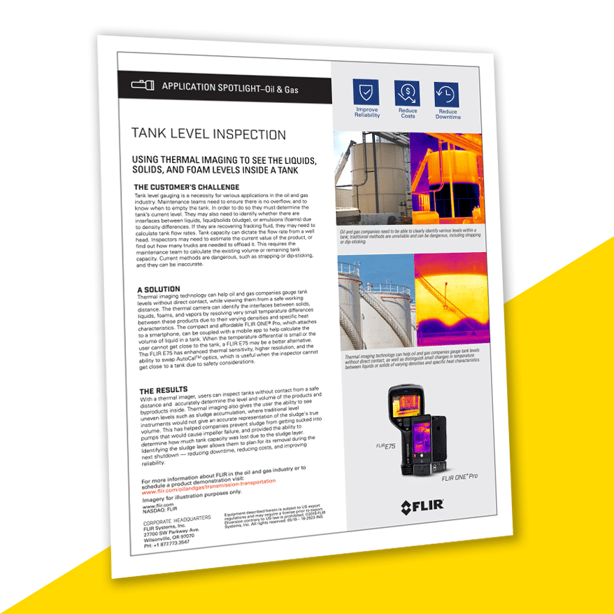 IRT Application Series: Tank Level Inspection - Yellotec